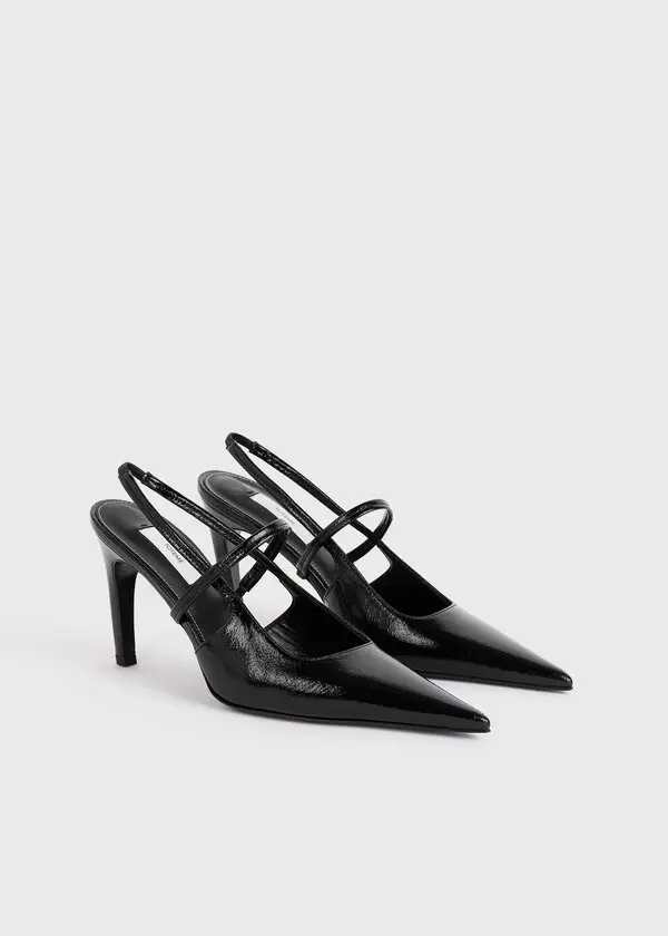 TOTEME Naplack Stiletto Slingbacks