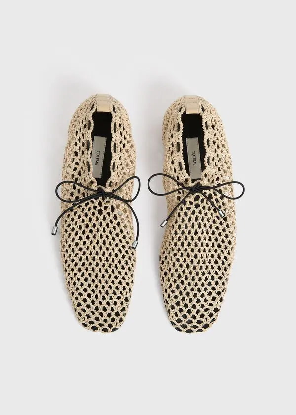 TOTEME Crochet Ballerinas