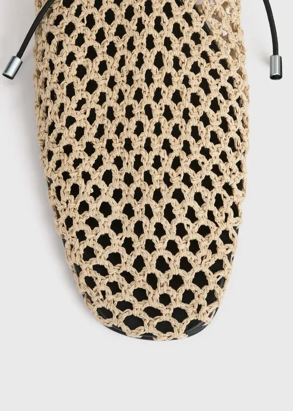 TOTEME Crochet Ballerinas