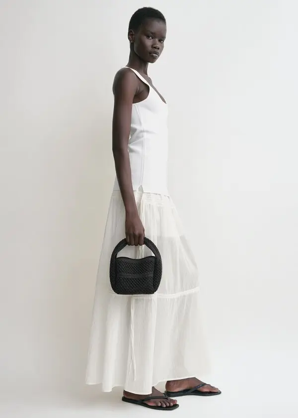 TOTEME Petite Crochet Bucket Bag