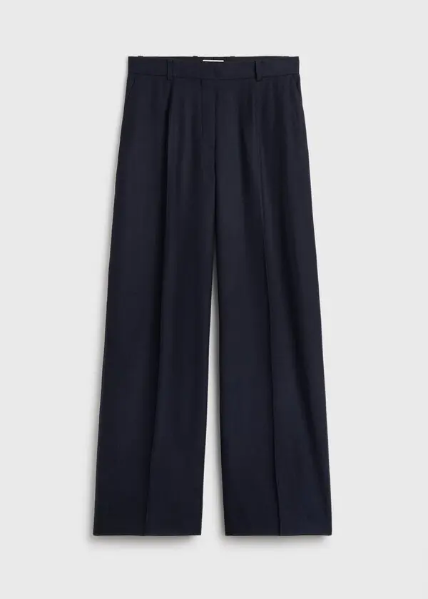 TOTEME Wide Flannel Trousers