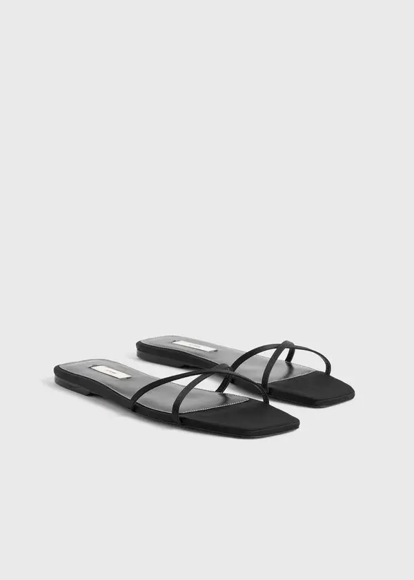 TOTEME Satin Crossover Slides