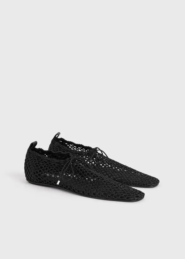 TOTEME Crochet Ballerinas