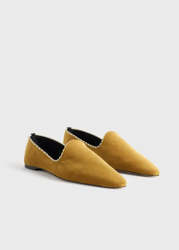 TOTEME Velvet Venetian Slippers