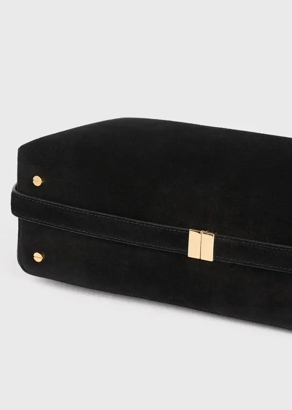TOTEME Belted Suede Clutch