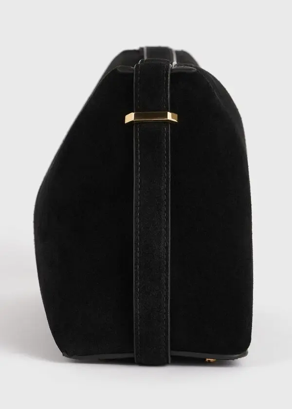 TOTEME Belted Suede Clutch