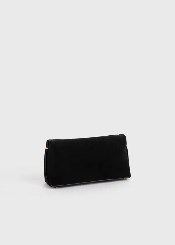 TOTEME Belted Suede Clutch