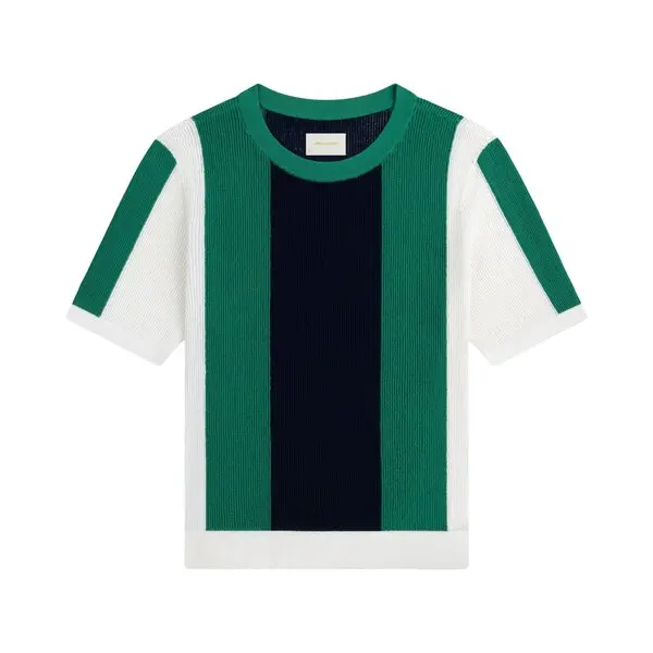Aimé Leon Dore Striped Mesh Knit Tee