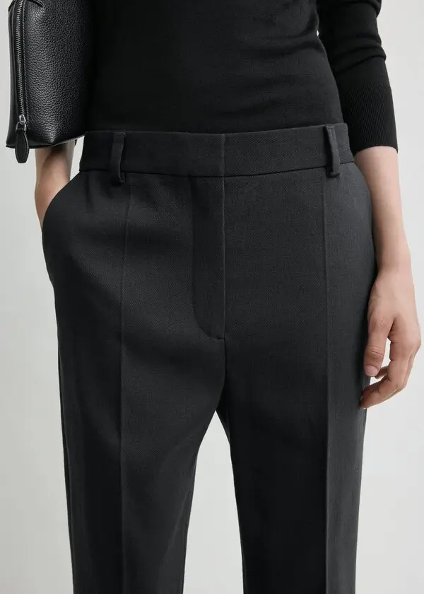 TOTEME Cropped Suit Trousers Washed