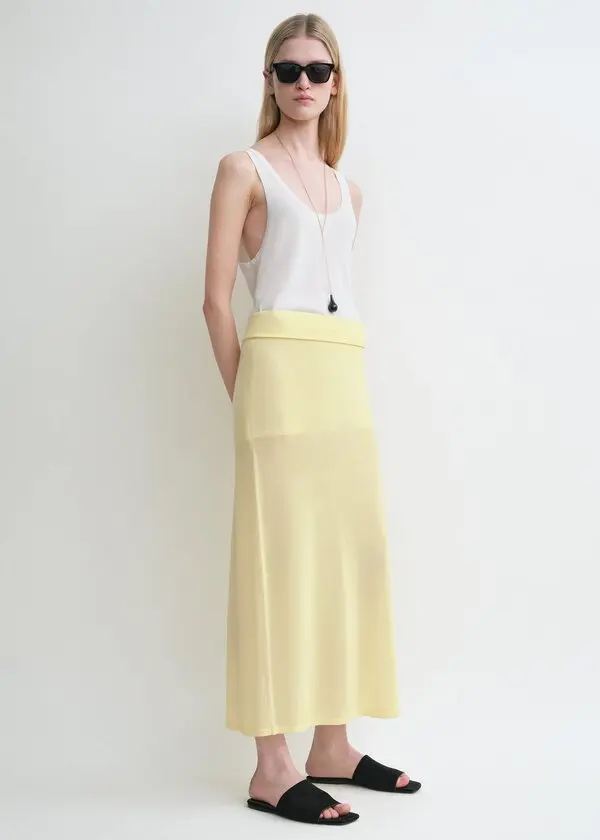 TOTEME Long Knit Skirt