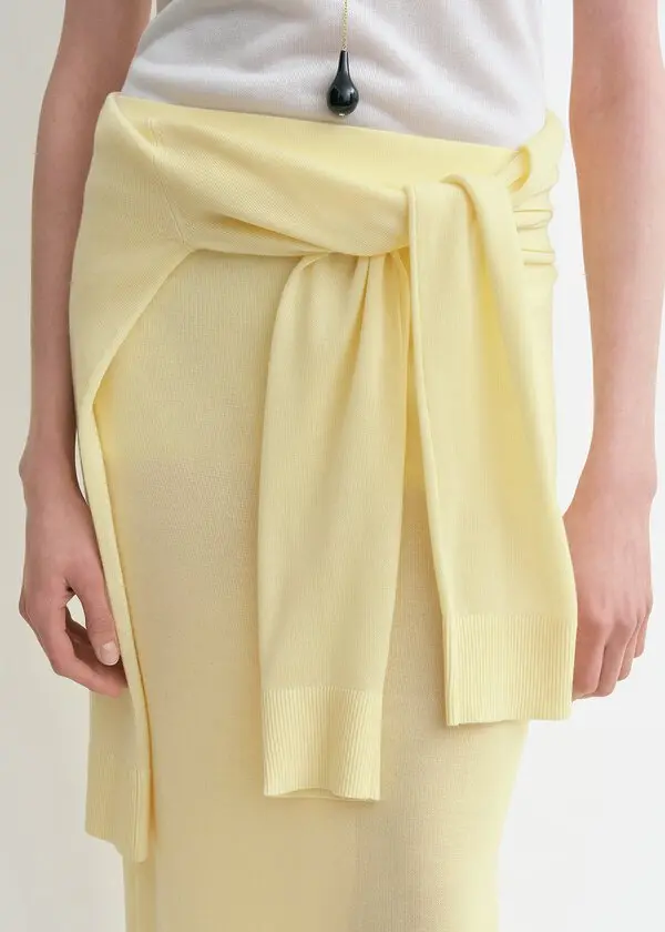 TOTEME Long Knit Skirt