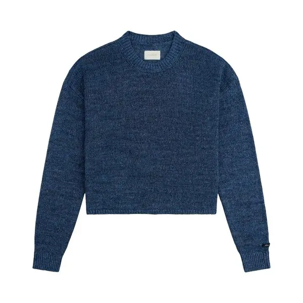 Aimé Leon Dore Linen Knit Crewneck Sweater 'indigo