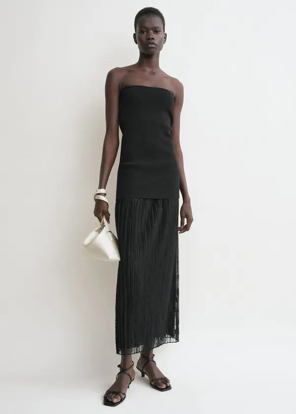 TOTEME Floral Tulle Skirt