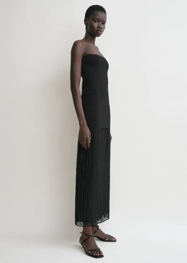 TOTEME Floral Tulle Skirt