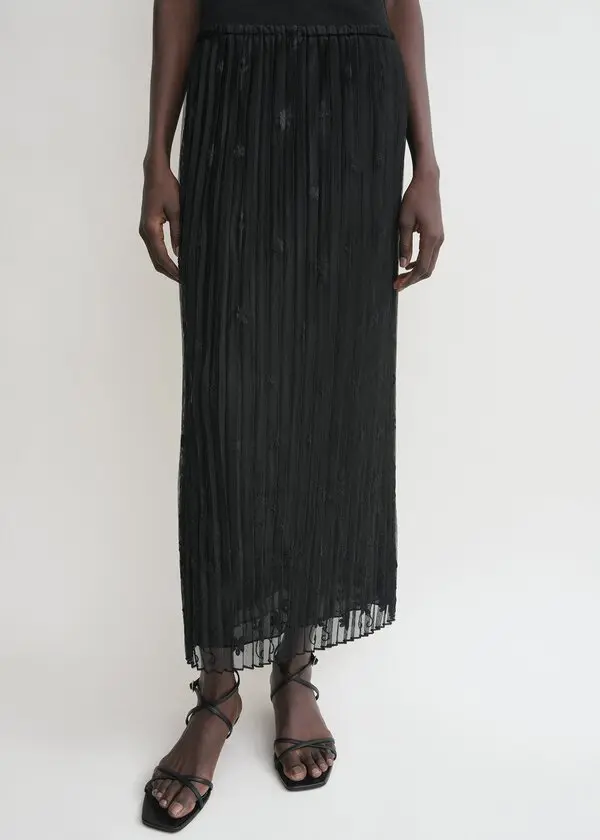 TOTEME Floral Tulle Skirt