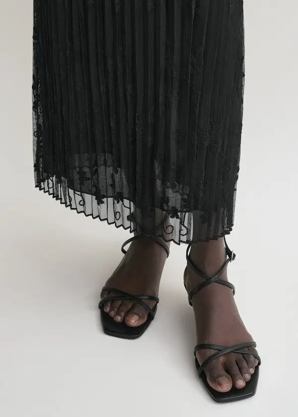 TOTEME Floral Tulle Skirt