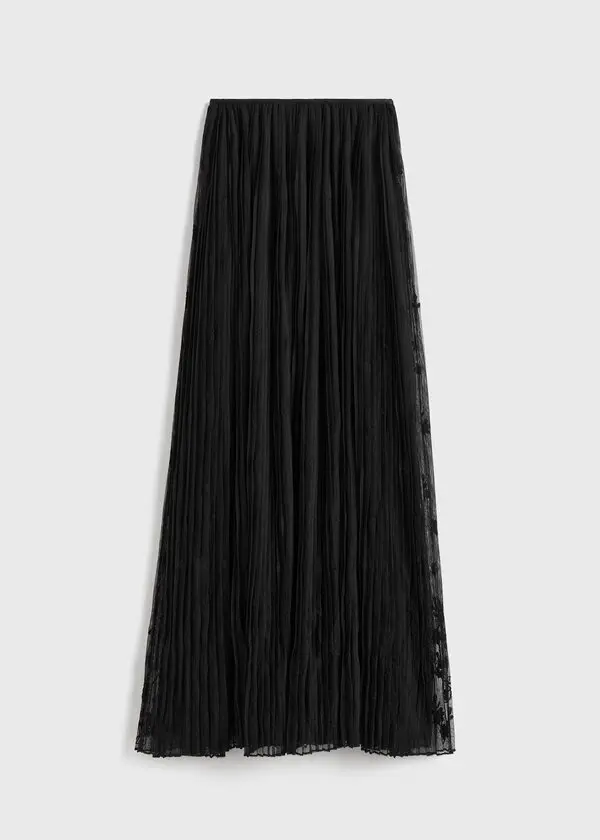 TOTEME Floral Tulle Skirt