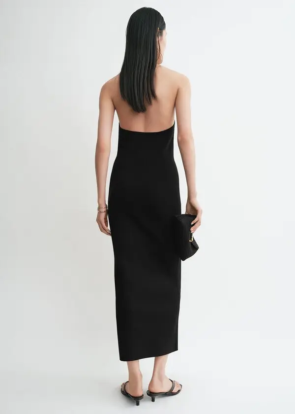 TOTEME Compact Knit Halter Dress