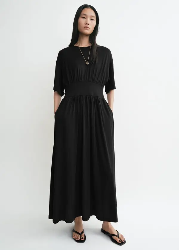 TOTEME Cotton Silk Tee Dress