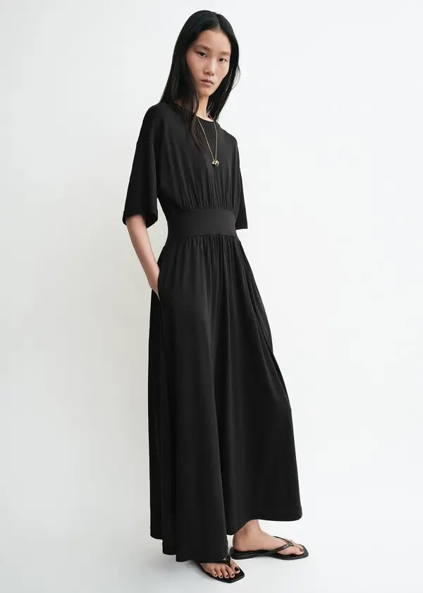 TOTEME Cotton Silk Tee Dress