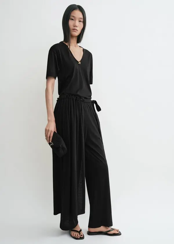 TOTEME Cotton Silk Pj Bottoms