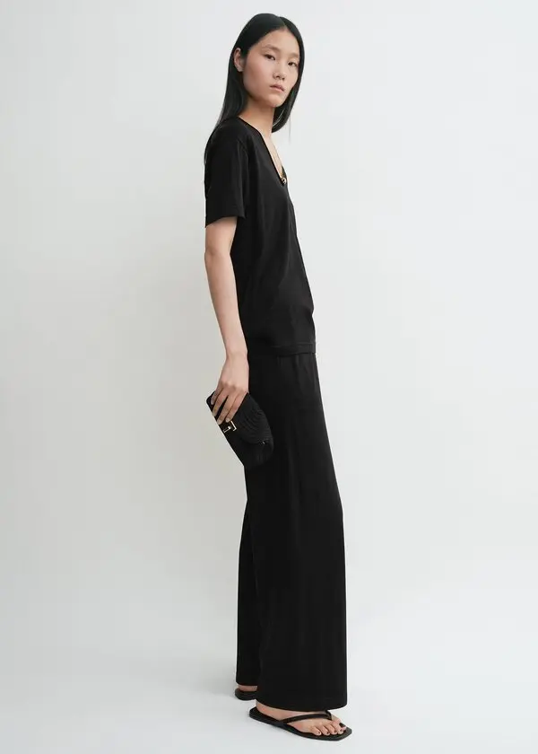 TOTEME Cotton Silk Pj Bottoms