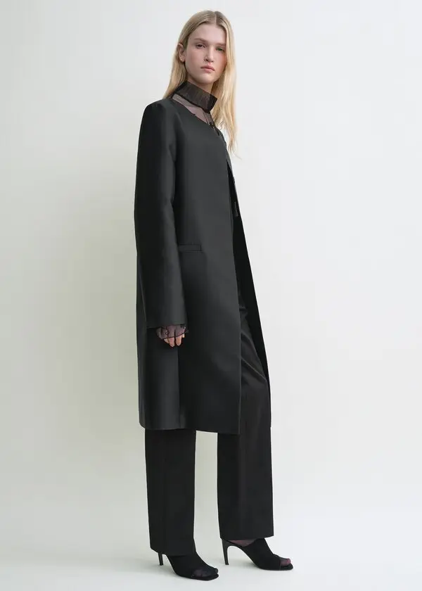 TOTEME Collarless Coat