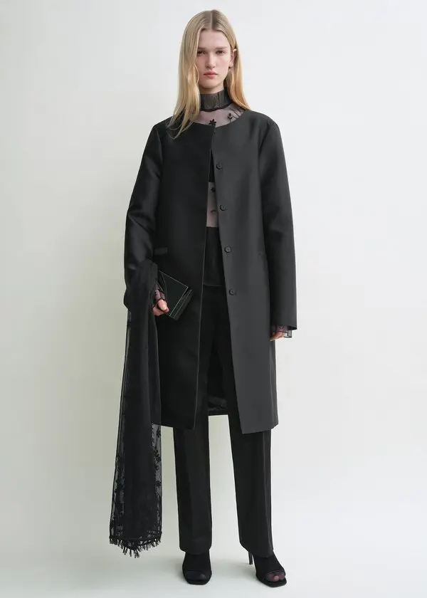 TOTEME Collarless Coat