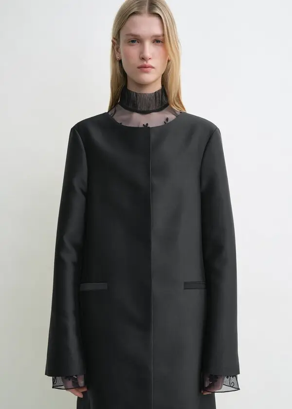TOTEME Collarless Coat