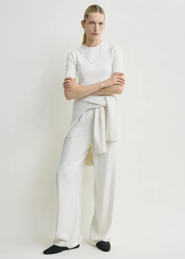 TOTEME Monogram Flannel Pj Bottoms