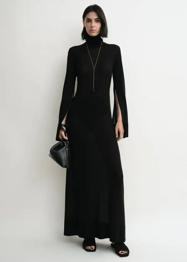 TOTEME Slit Sleeve Knit Dress