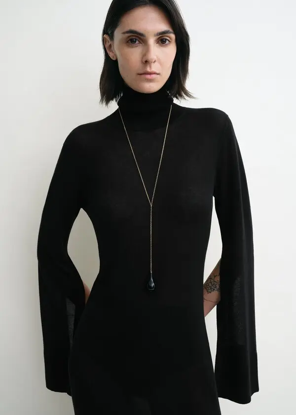 TOTEME Slit Sleeve Knit Dress