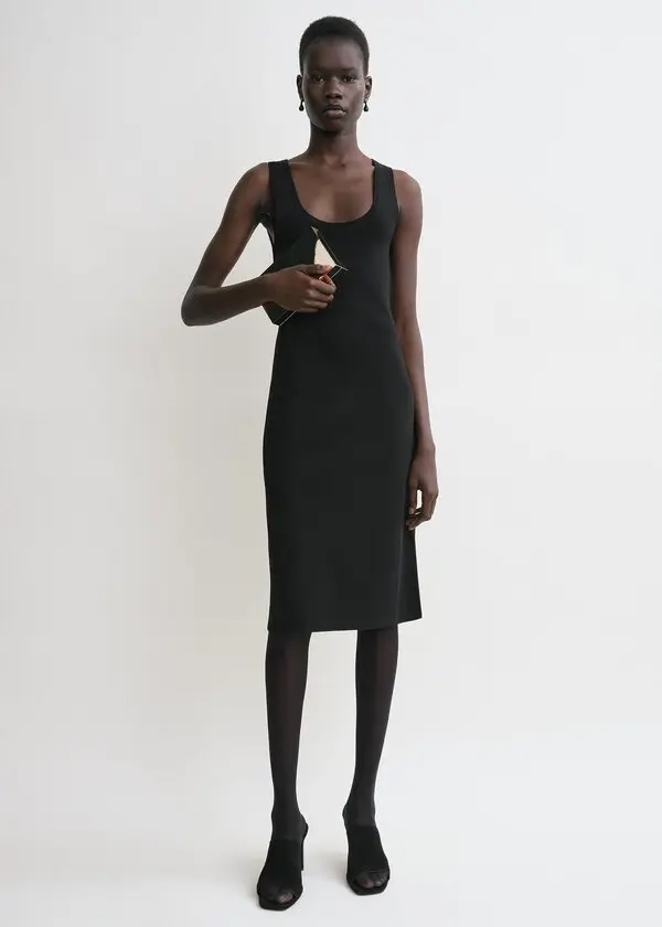 TOTEME Short Tank Dress - Black
