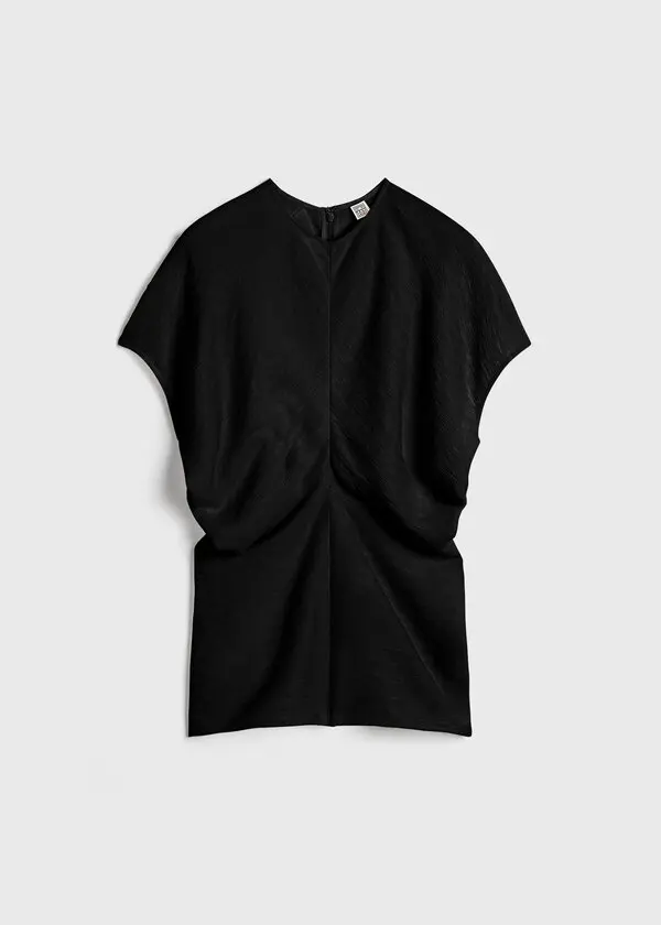 TOTEME Slouch Waist Basketweave Top