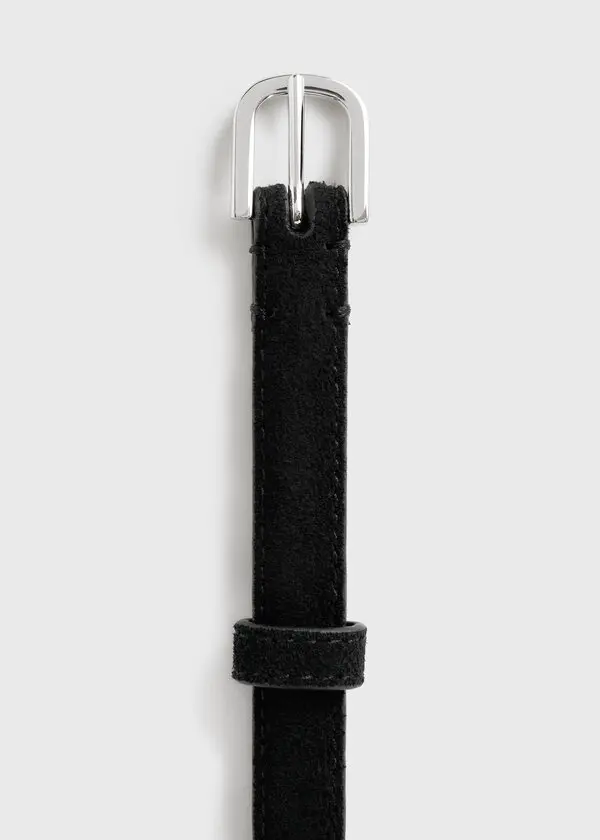 TOTEME Thin Suede Belt