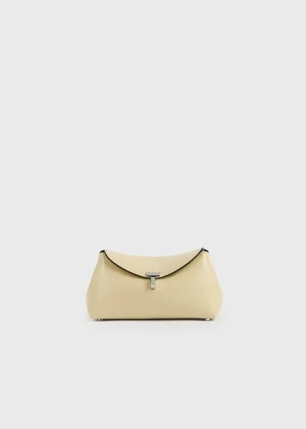 TOTEME Mini T-lock Leather Clutch