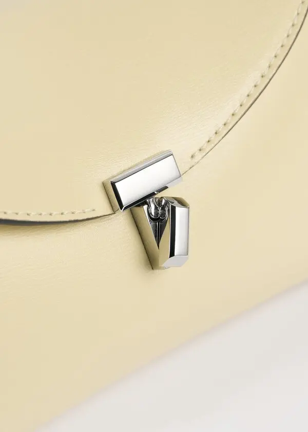 TOTEME Mini T-lock Leather Clutch