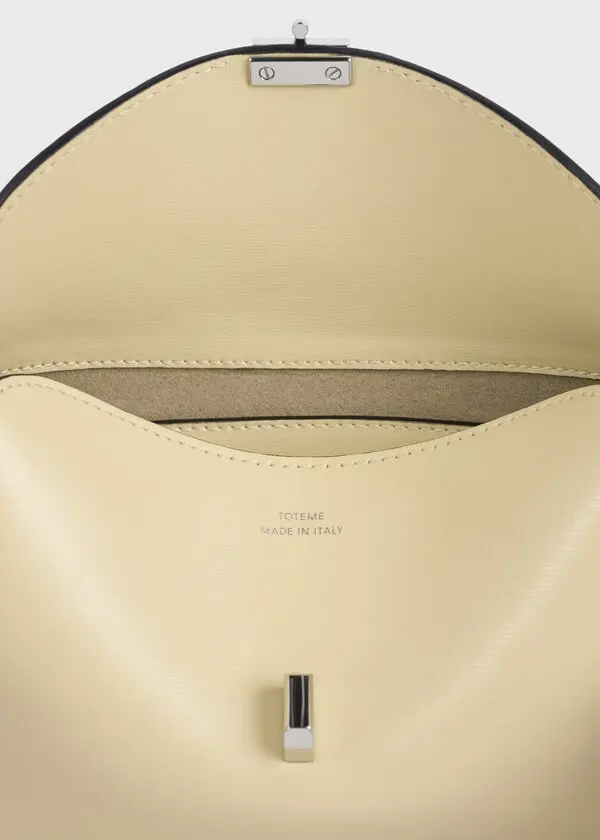 TOTEME Mini T-lock Leather Clutch