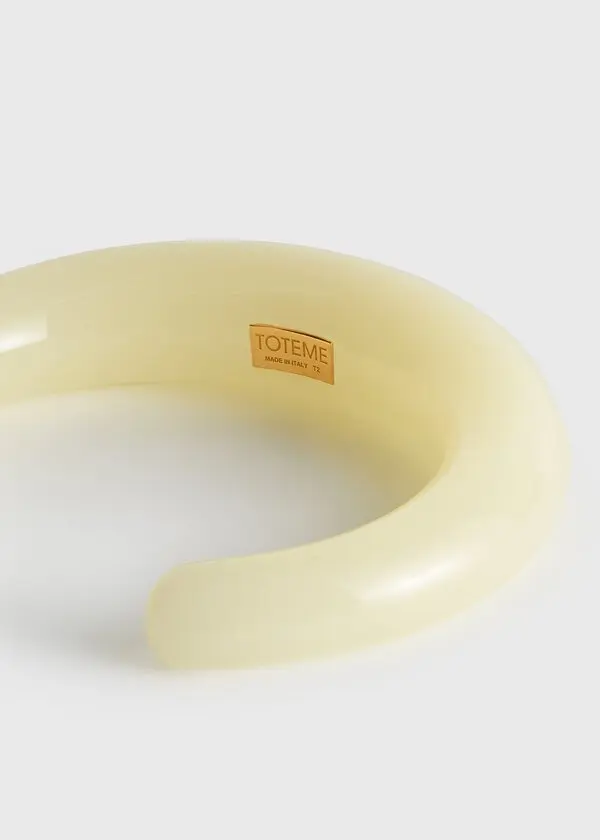 TOTEME Sculpted Resin Cuff Bracelet