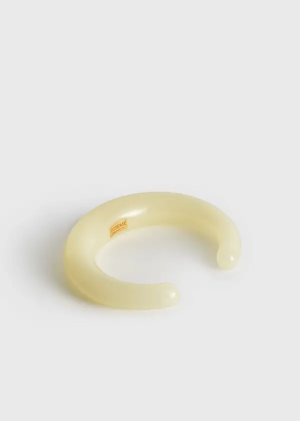 TOTEME Sculpted Resin Cuff Bracelet