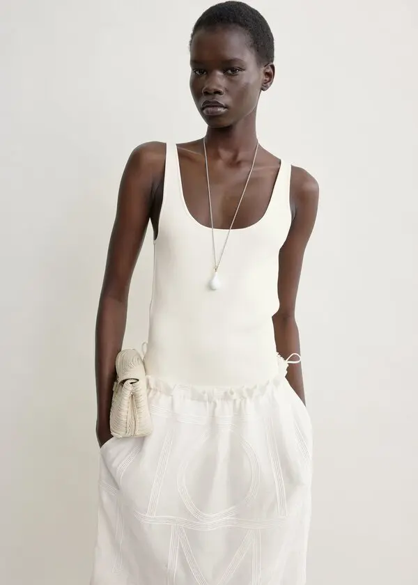 TOTEME Monogram Mini Skirt