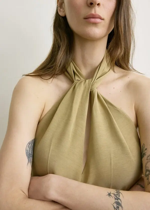 TOTEME Twist Halter Dress
