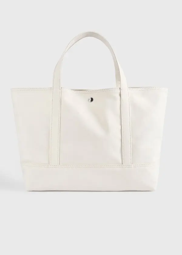 TOTEME Organic Cotton Canvas Beach Tote