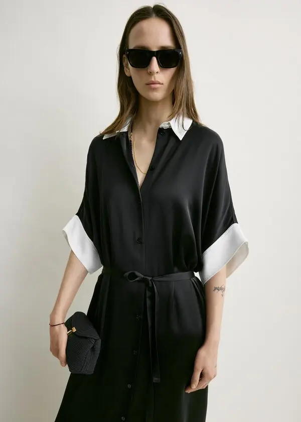 TOTEME Satin Shirtdress