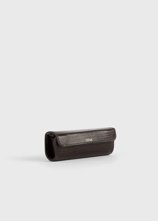 TOTEME Lizard-embossed Lipstick Case