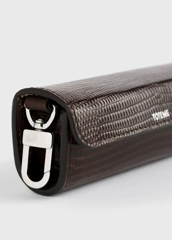 TOTEME Lizard-embossed Lipstick Case