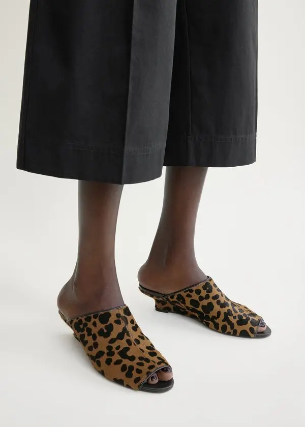 TOTEME Summer Pony Hair Mules