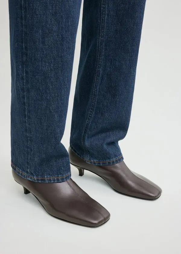 TOTEME Day Nappa Ankle Boots