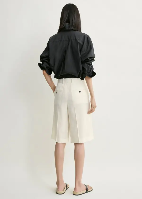 TOTEME Wide Tailored Shorts