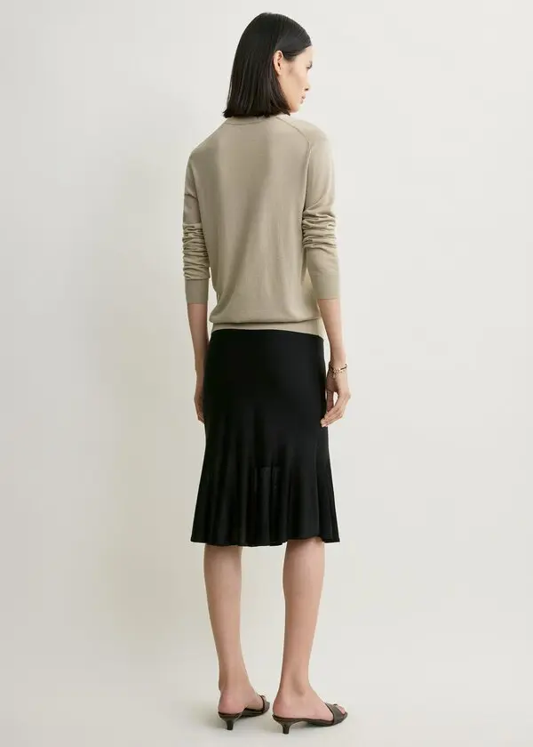 TOTEME Fluted Knit Skirt